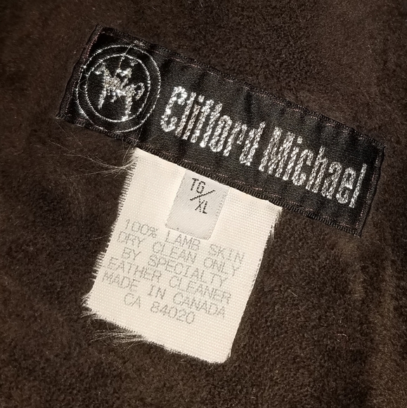 Clifford Michael | Jackets & Coats | Clifford Michael Lambskin Sherling ...